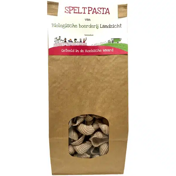 Speltpasta schelpjes (250gr) - Goeie Kost